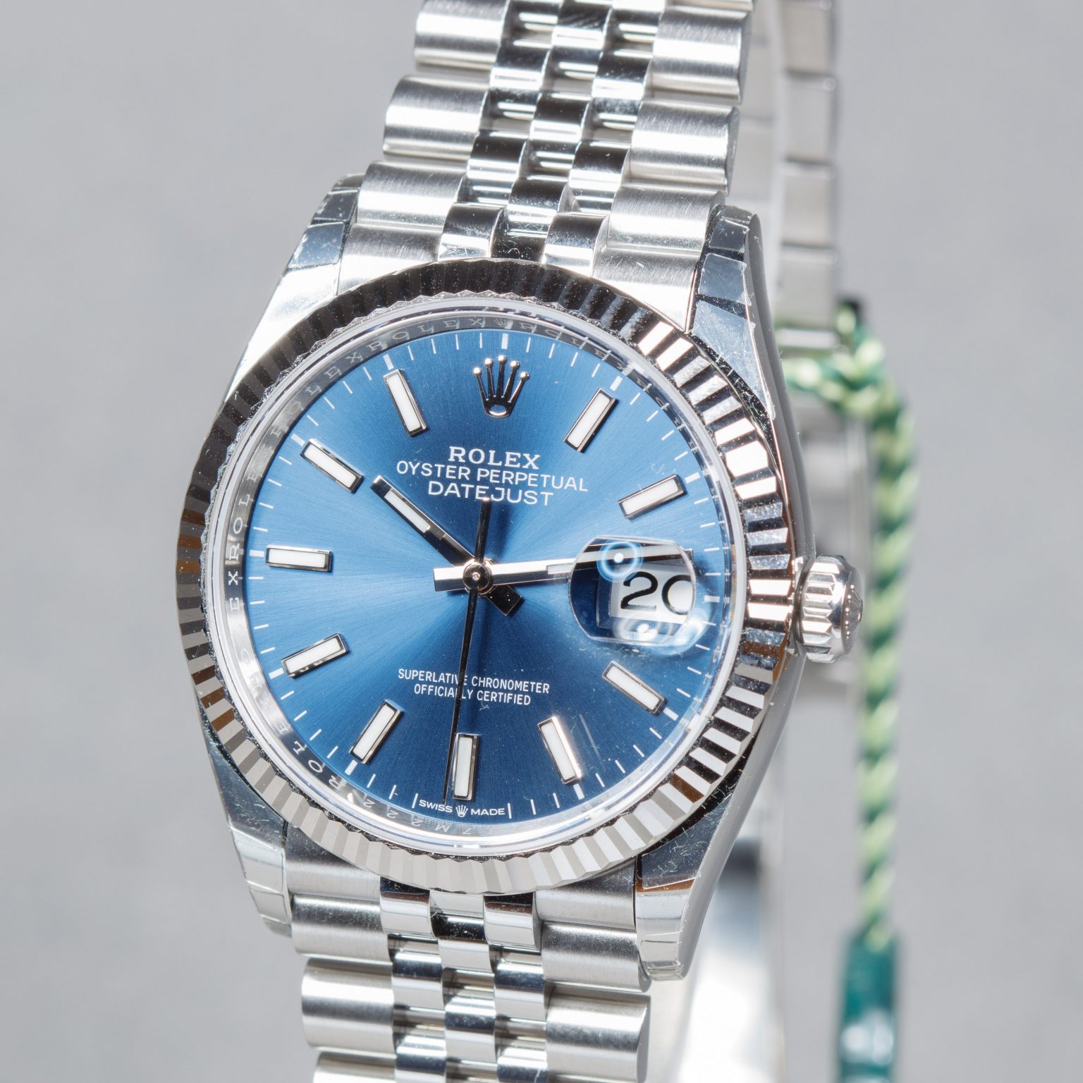 ROLEX DATEJUST 36 BLUE NEUVE REF 126234