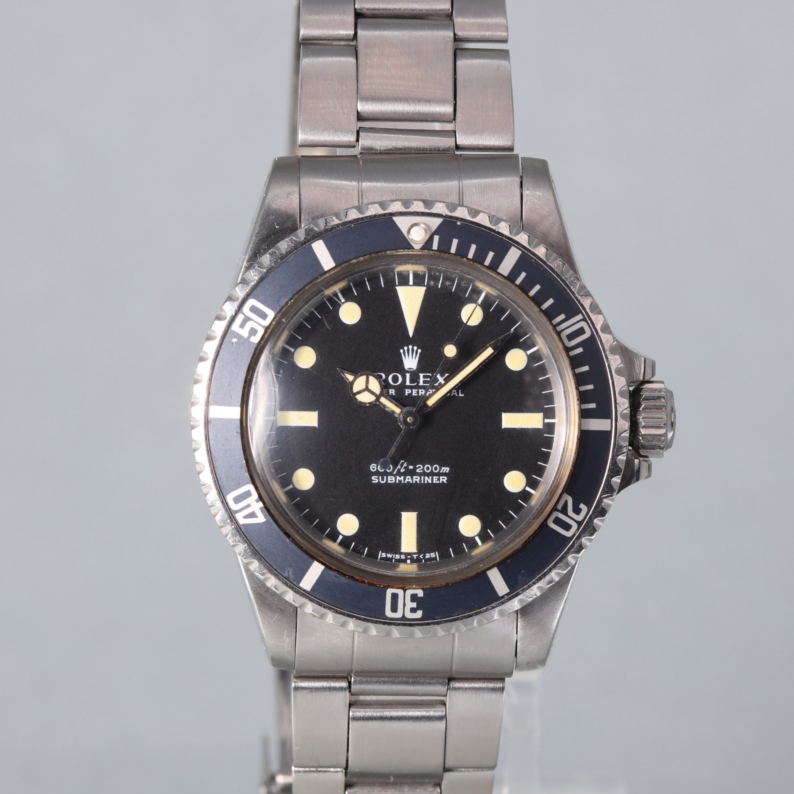 ROLEX SUBMARINER REF 5513 SERIF DIAL from 1972