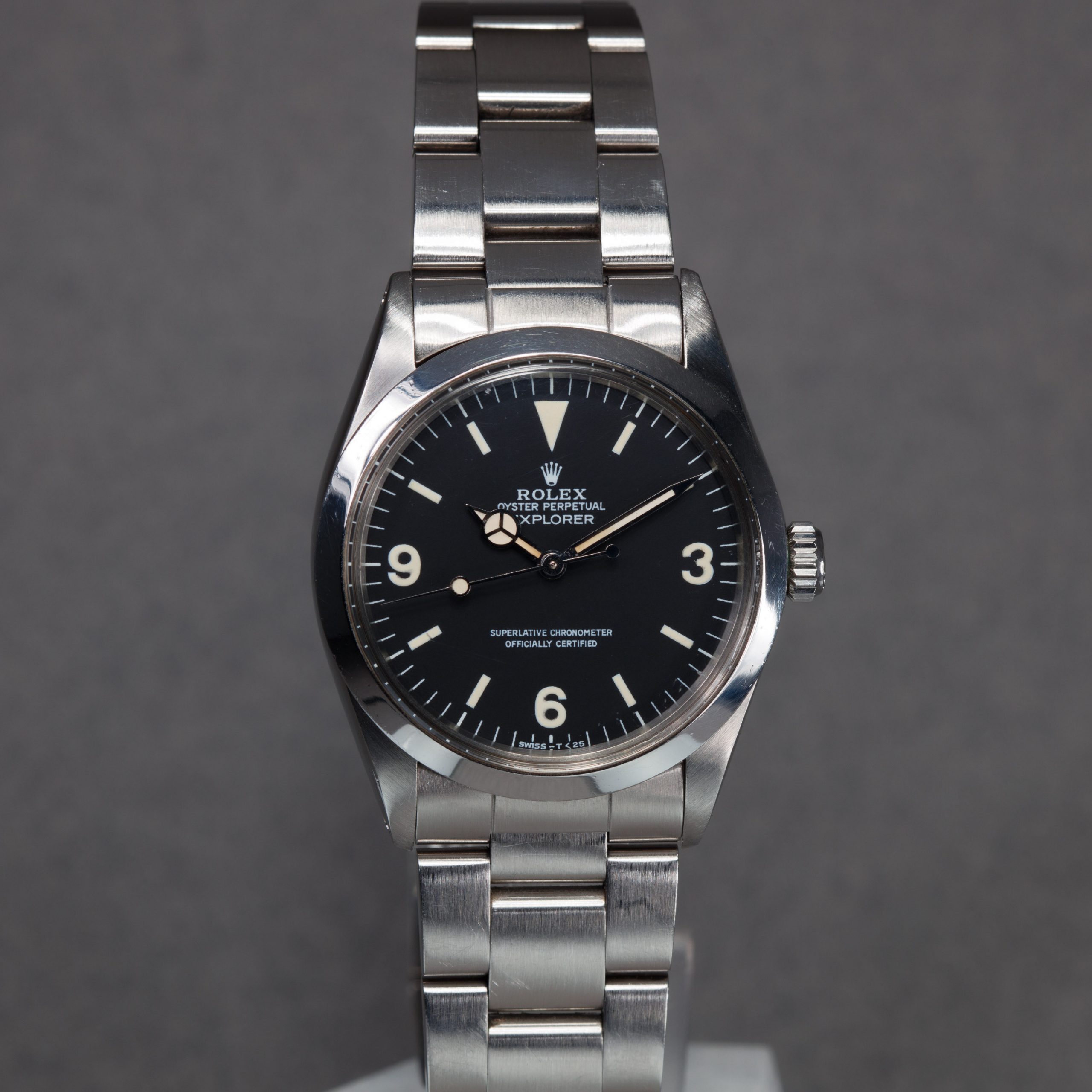 ROLEX EXPLORER I REF 1016 MAT MK5 PERFECT from 1984 ( STOCK PARIS HEURE )